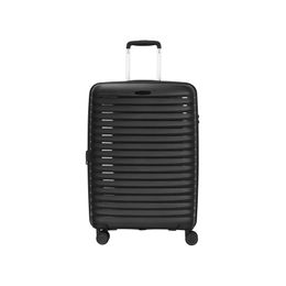 d&n D&N Travel Line 4500+ - 4-Rollen-Trolley M 65 cm erw. (black) in schwarz | Gr.: onesize
