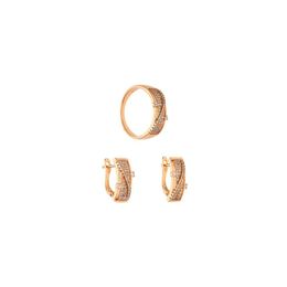 NAEMI Women Jewelry Set in Rose Gold | Gr.: onesize