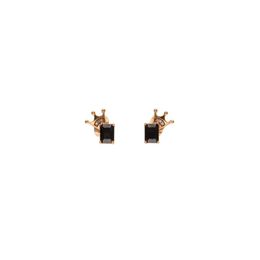 NAEMI Women Earrings in Rose Gold Black | Gr.: onesize