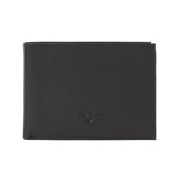 VLD VOi Leather Design Soft Theo Geldb&ouml;rse Leder 10 cm in schwarz | Gr.: onesize
