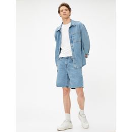 KOTON Shorts Herren Gr&ouml;&szlig;e 31 blue denim
