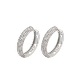 NAEMI Women Earrings in Silver White | Gr.: onesize