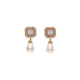 NAEMI Women Earrings in Rose Gold White | Gr.: onesize