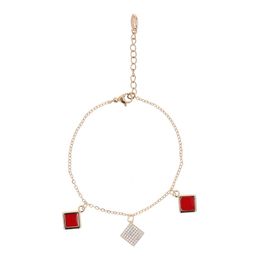 NAEMI Women Bracelet in Rose Gold Red | Gr.: onesize