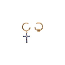 NAEMI Women Earrings in Rose Gold Navy | Gr.: onesize