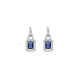 NAEMI Women Earrings in Silver Navy | Gr.: onesize