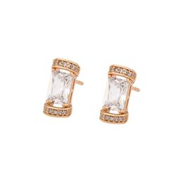 NAEMI Women Earrings in Rose Gold White | Gr.: onesize