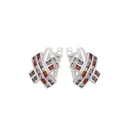 NAEMI Women Earrings in Silver Multicolor | Gr.: onesize