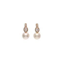 NAEMI Women Earrings in Gold White | Gr.: onesize