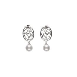 NAEMI Women Earrings in Silver White | Gr.: onesize