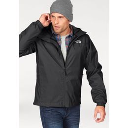 Regenjacke The North Face "MEN&acute;S QUEST JACKET", Herren, Gr. M (48/50), schwarz, Web, Obermaterial: 100% Polyester. Futter: 100% Polyester, unifarben, h&uuml;ftlang, hoch geschlossener Ausschnitt, mit innenliegendem Gummizug, Jacken Regenjacke, leichtes, atmungsaktives Material, mit Mesh-Futter, mit DWR-System, Topseller