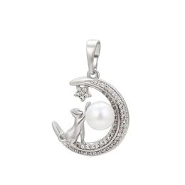 NAEMI Women Pendant in Silver White | Gr.: onesize