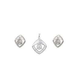 NAEMI Women Jewelry Set in Silver | Gr.: onesize