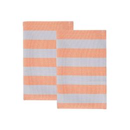 Butlers K&uuml;chentuch LITTLE ITALY 2er-Set in Orange / Wei&szlig; | Gr.: onesize