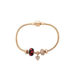 NAEMI Women Bracelet in Rose Gold Red | Gr.: onesize