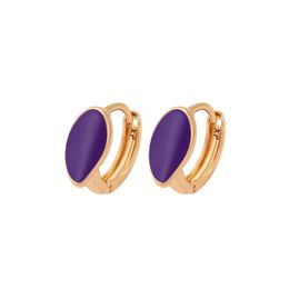 NAEMI Women Earrings in Rose Gold Purple | Gr.: onesize