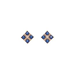 NAEMI Women Earrings in Rose Gold Navy | Gr.: onesize