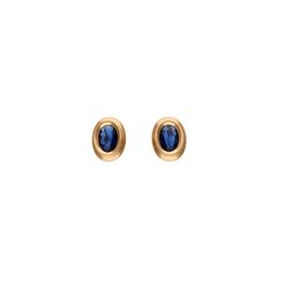 NAEMI Women Earrings in Gold Royal Blue | Gr.: onesize