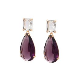 NAEMI Women Earrings in Rose Gold Purple | Gr.: onesize