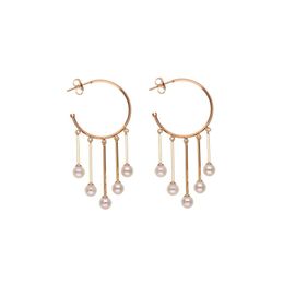 NAEMI Women Earrings in Rose Gold White | Gr.: onesize