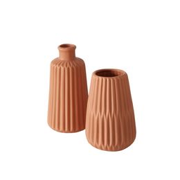 Boltze Vase Esko 2er-Set in braun | Gr.: onesize