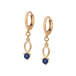 NAEMI Women Earrings in Rose Gold Navy | Gr.: onesize