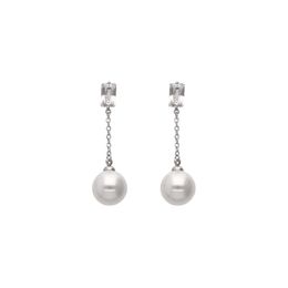 NAEMI Women Earrings in Silver White | Gr.: onesize