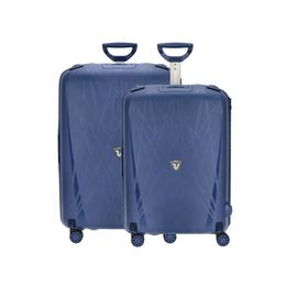 Roncato Light - 4-Rollen-Trolley Set 2tlg. M/L (smeraldo) in navy | Gr.: onesize