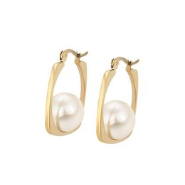 NAEMI Women Earrings in Gold White | Gr.: onesize