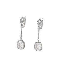 NAEMI Women Earrings in Silver White | Gr.: onesize