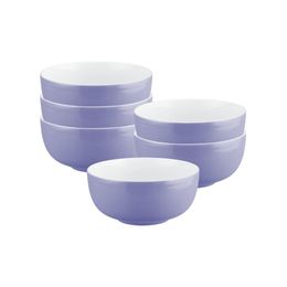 Seltmann Weiden 6er Set M&uuml;slischalen Liberty Pure Colors &oslash; 15 cm in Grape Purple | Gr.: onesize