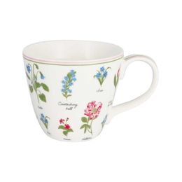 GreenGate Becher AGNES Wei&szlig; mit Blumen | Gr.: onesize