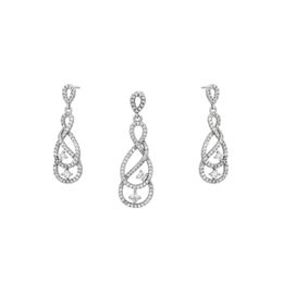 NAEMI Women Jewelry Set in Silver | Gr.: onesize