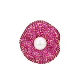 NAEMI Women Brooch in Rose Gold White | Gr.: onesize