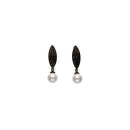 NAEMI Women Earrings in Black White | Gr.: onesize