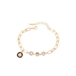 NAEMI Women Bracelet in Rose Gold Black | Gr.: onesize