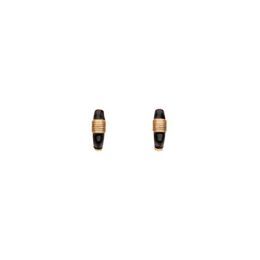 NAEMI Women Earrings in Rose Gold Black | Gr.: onesize
