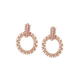 NAEMI Women Earrings in Rose Gold Lilac | Gr.: onesize