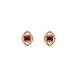 NAEMI Women Earrings in Rose Gold Red | Gr.: onesize