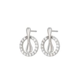NAEMI Women Earrings in Silver White | Gr.: onesize