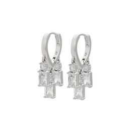 NAEMI Women Earrings in Silver White | Gr.: onesize