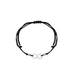 NAEMI Women Bracelet in Silver Black White | Gr.: onesize