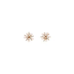 NAEMI Women Earrings in Gold White | Gr.: onesize