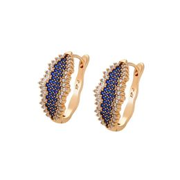 NAEMI Women Earrings in Rose Gold Navy | Gr.: onesize
