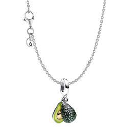 Pandora Damen-Kette mit Avocado-Anh&auml;nger Geschenk-Set 925 Silber | Gr.: onesize