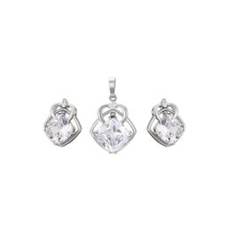 NAEMI Women Jewelry Set in Silver | Gr.: onesize