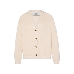 Senses.the Label Kurz-Cardigan KANI:SSA in Rippstrick Damen Gr&ouml;&szlig;e M beige