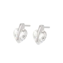 NAEMI Women Earrings in Silver White | Gr.: onesize