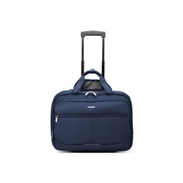 Roncato Easy Office 2.0 2 Rollen Businesstrolley 33 cm Laptopfach in blu notte | Gr.: onesize