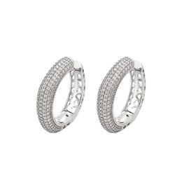 NAEMI Women Earrings in Silver White | Gr.: onesize